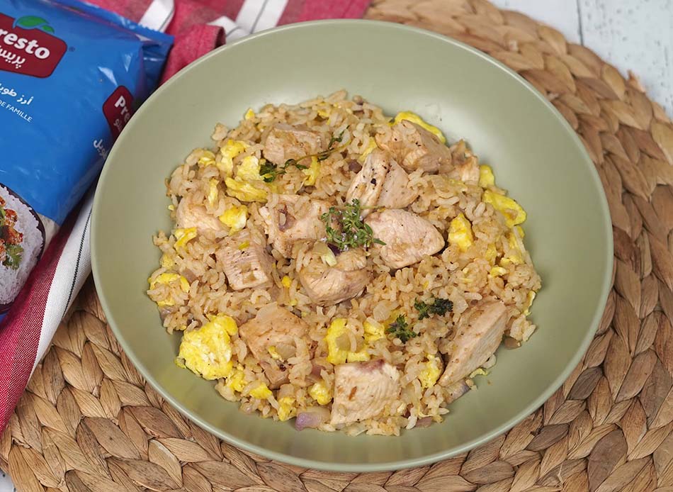 أرز الشوفا البيروفي: وصفة سهلة لأرز مقلي لذيذ | Presto Maroc